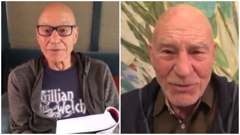 Amid Cornavirus Standstill, Patrick Stewart Is Reading Shakespeare's ...