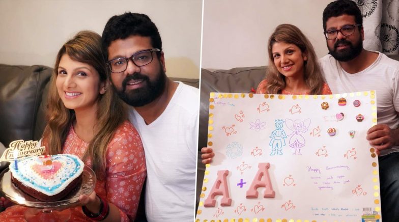 Rambha and Indhran Pathmanathan Celebrate Their 10th Wedding ...