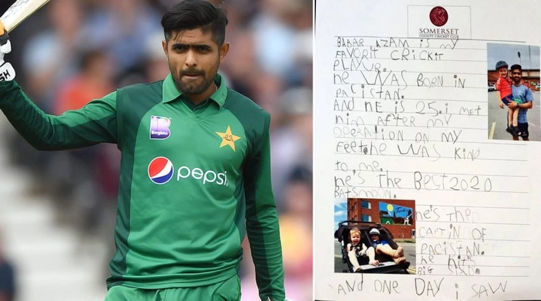 Babar Azam Gives an Overwhelming Reply to 5-Year Old Fan’s Tribute ...