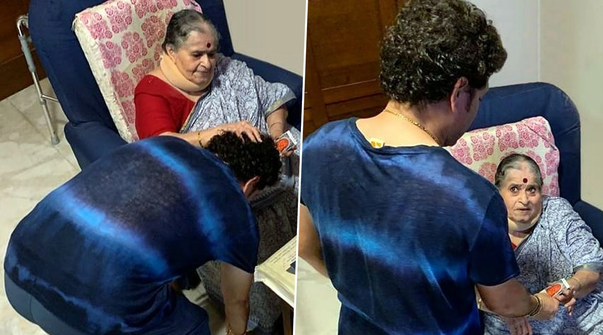 Cricket News | Sachin Tendulkar Gets Blessings From Mother on His 47th ...