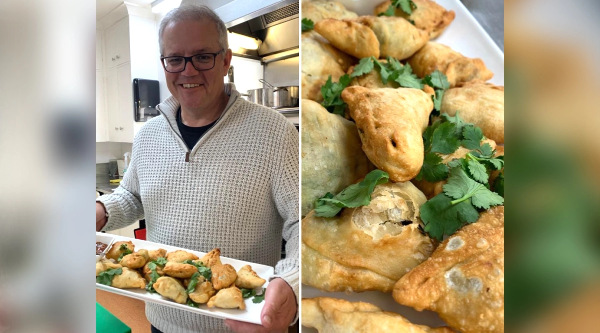 Viral News | Scott Morrison Makes Samosas And Mango Chutney at Home ...