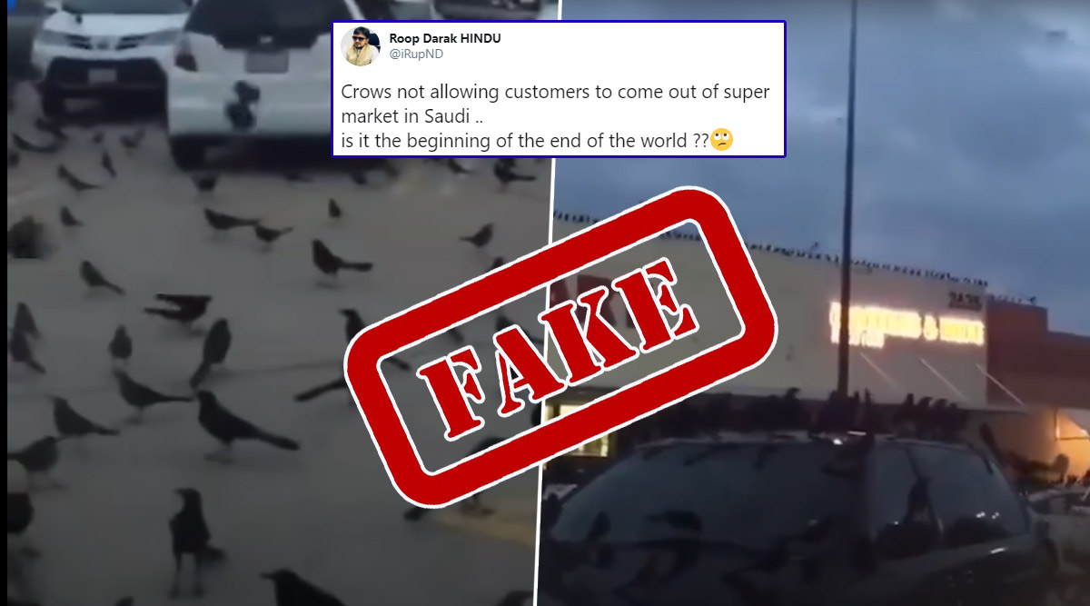 Fact Check News | Crows Attack At Supermarket in Saudi? Know Truth ...