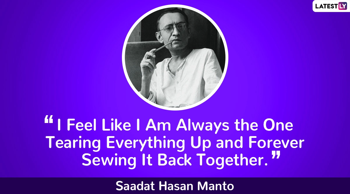 Saadat Hasan Manto Quotes: Hard-Hitting Sayings By Pakistan Writer That ...