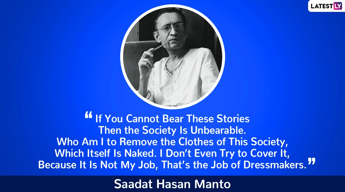 Saadat Hasan Manto Quotes: Hard-Hitting Sayings By Pakistan Writer That ...