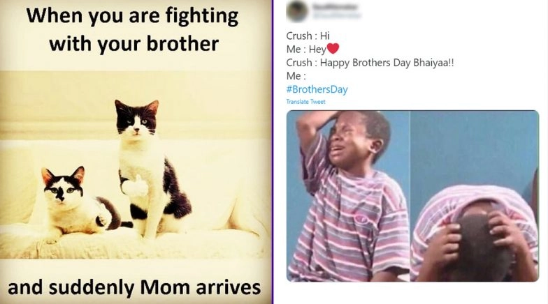 National Brother’s Day 2020 Wishes and Greetings: Funny Memes and Jokes ...