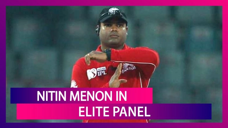 Nitin Menon Becomes Third Indian To Be Included In ICC Elite Panel Of ...