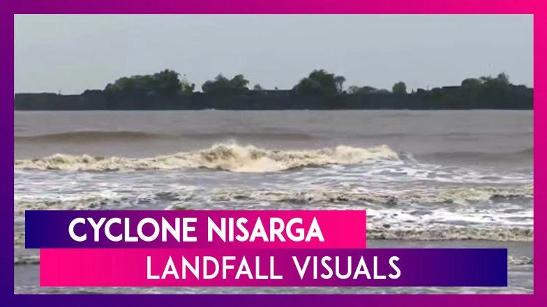 Cyclone Nisarga: Watch Dramatic Visuals As The Cyclonic Storm Made ...