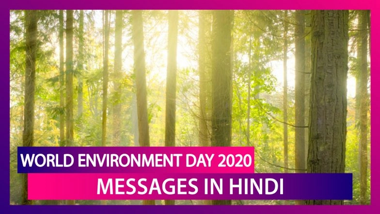 World Environment Day 2020 Greetings in Hindi: Quotes & Images To Mark ...
