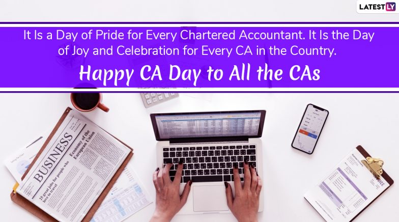National CA Day 2020 Wishes & HD Images: WhatsApp Stickers, Chartered ...