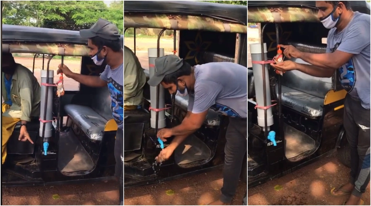 Viral News | Kerala Auto-Rickshaw With Flowing Tap Water and Soap ...