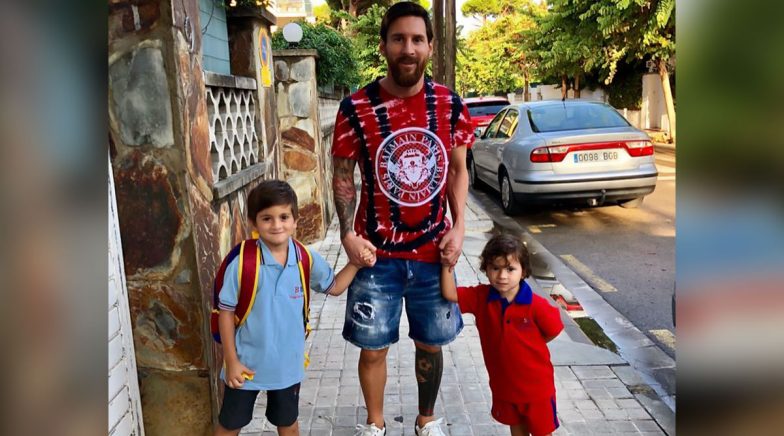 Father’s Day 2020: Lionel Messi’s Photos With His Sons Thiago, Ciro and ...