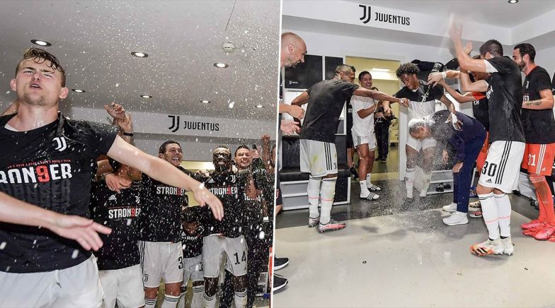 Juventus Share Pictures of Cristiano Ronaldo and Co. Celebrating Serie ...