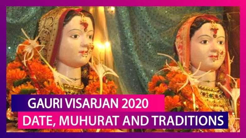 Gauri Visarjan 2020 Date And Shubh Muhurat: Traditional Rules & Customs ...