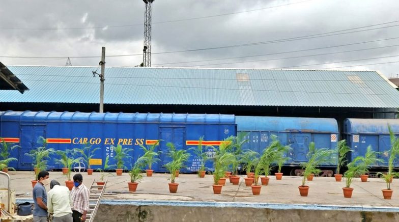 South Central Railway Flags Off First Cargo Express on Hyderabad-New ...