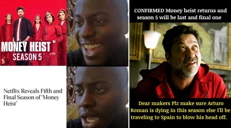 Money Heist Funny Memes and Jokes: From Taking a Dig at Arturo to ...