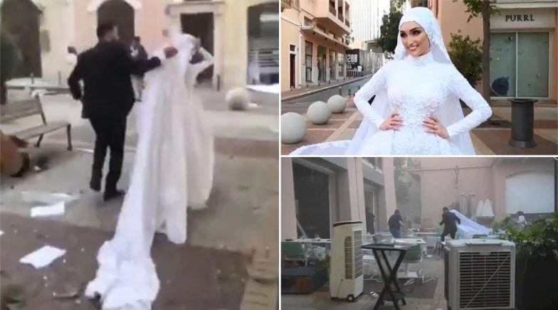 Terrifying! Lebanon Bride, Whose Wedding Photoshoot Was Interrupted by ...