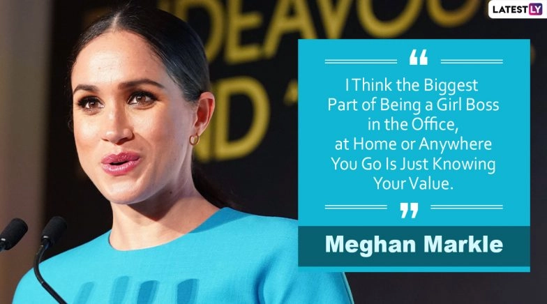 Meghan Markle Birthday: Motivating Quotes by The Duchess of Sussex to ...