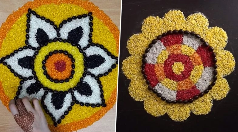 Onam 2020 Simple Pookalam Designs With Flowers: Latest Beautiful ...