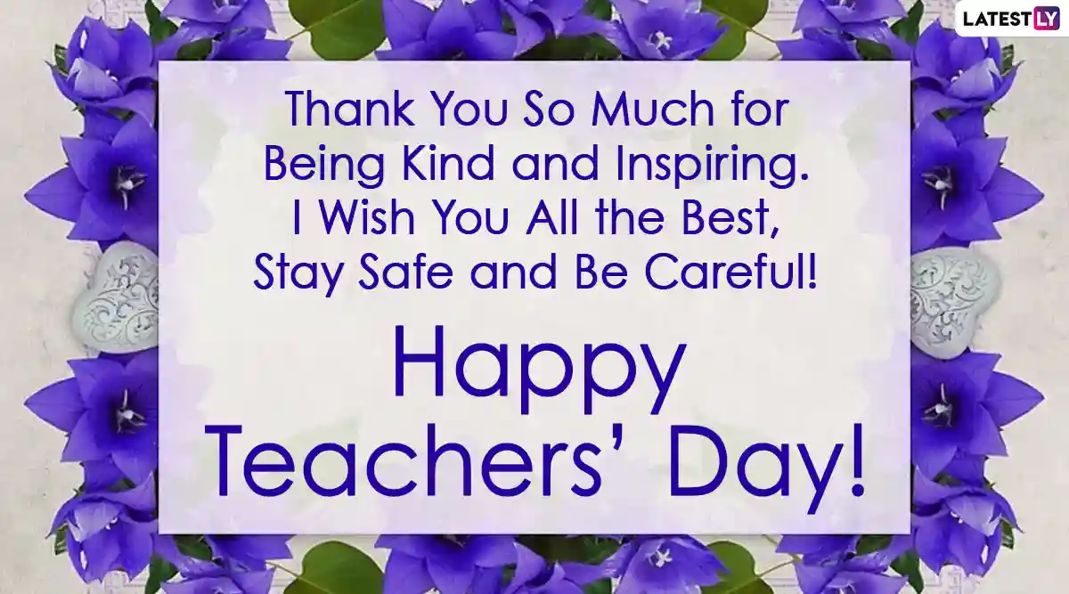 Festivals Events News Happy Teachers Day 2020 Thank You Notes 