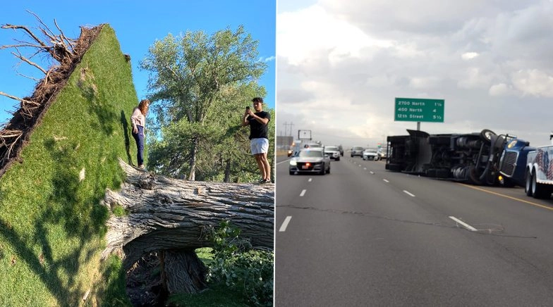 Utah Winds: Trucks Flipped, Trees Uprooted as State Faces Hurricane ...