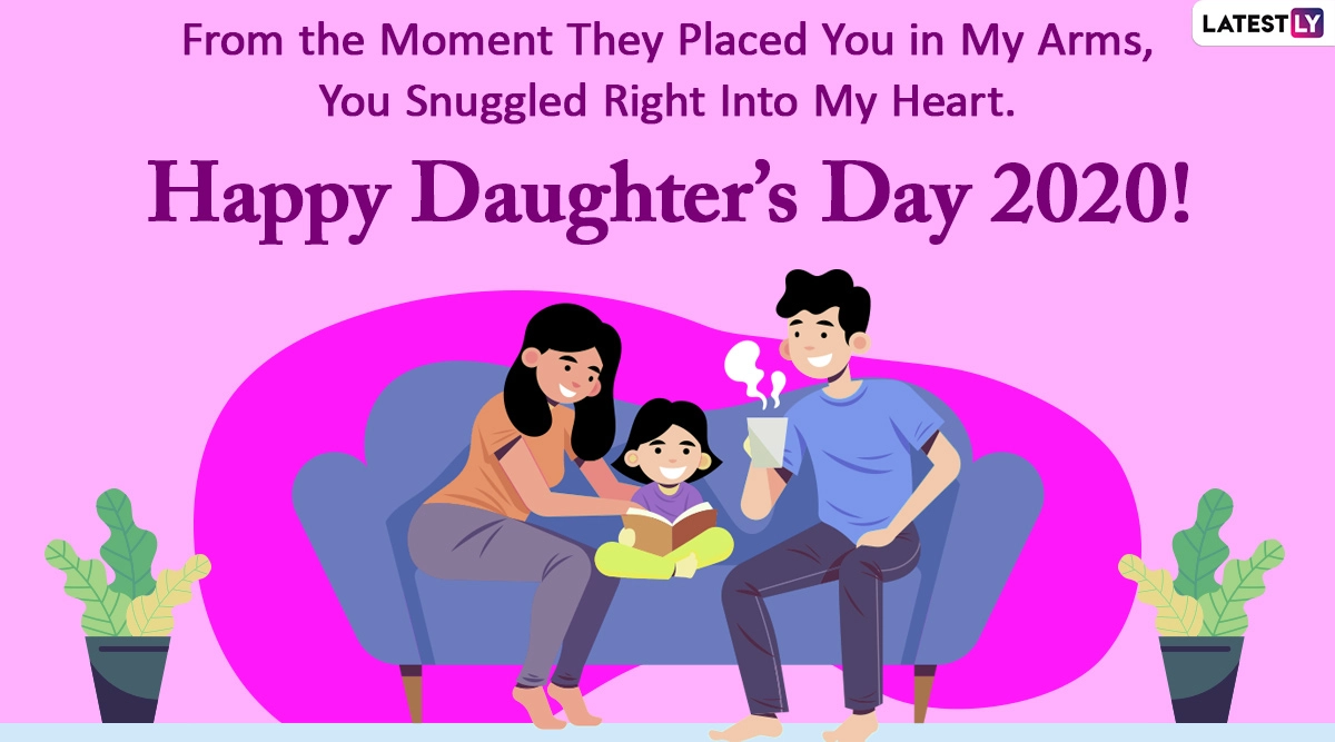 Daughters Day 2020 Wishes and HD Images: WhatsApp Stickers, Facebook ...