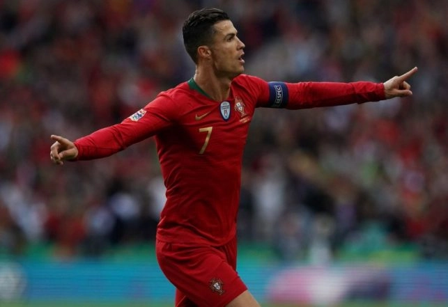 Cristiano Ronaldo Reacts After Crossing 100 International Goals For ...