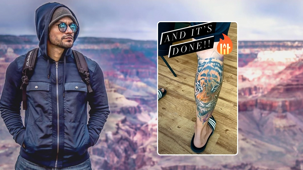Kunal Kemmu’s Stylish Tiger Tattoo Took 4 Years to Complete and It ...
