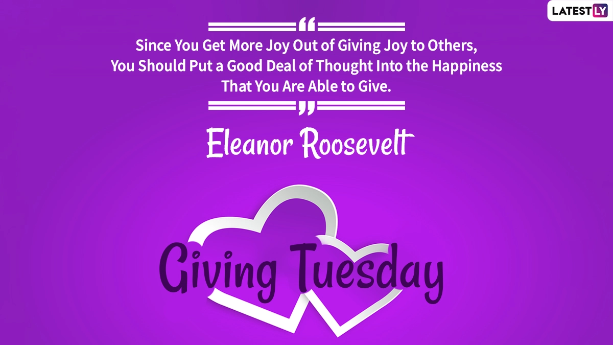 Giving Tuesday 2020 Quotes and HD Images: Messages on Generosity ...