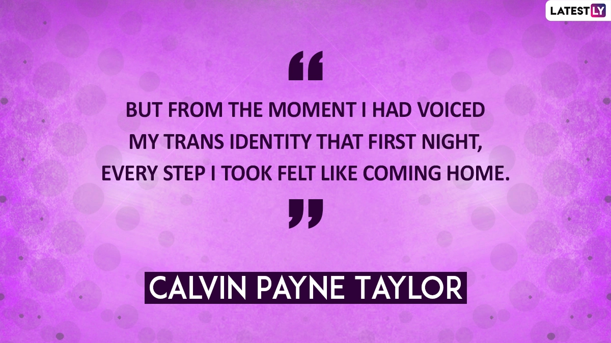 Transgender Day of Remembrance 2020 Quotes, Sayings & HD Images From ...