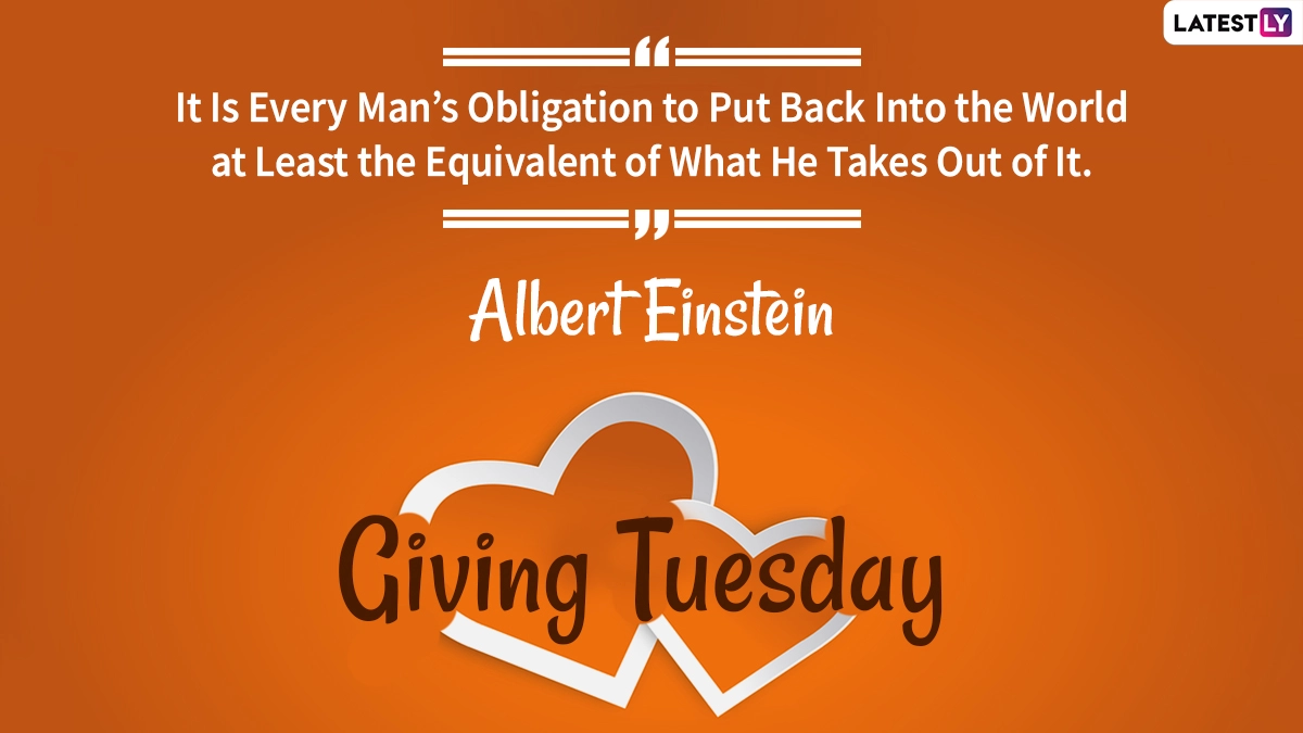 Giving Tuesday 2020 Quotes and HD Images: Messages on Generosity ...