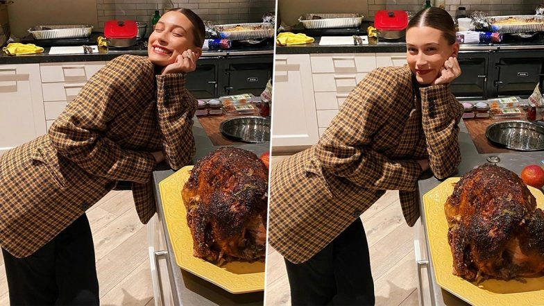 Thanksgiving 2020: Hailey Bieber Embraces Huge Smile After Cooking ...