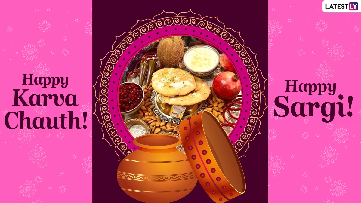 Happy Sargi Greetings & Karwa Chauth 2020 HD Images to Send Early Morning: WhatsApp Stickers ...
