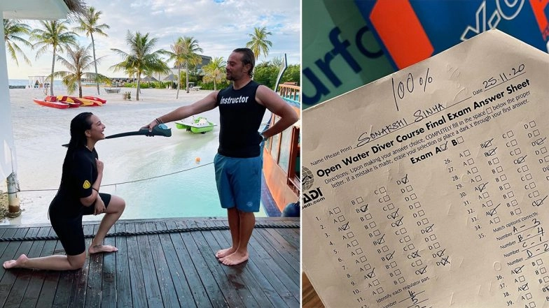 Sonakshi Sinha Becomes Licensed Scuba Diver, Scores 100% in the Open ...