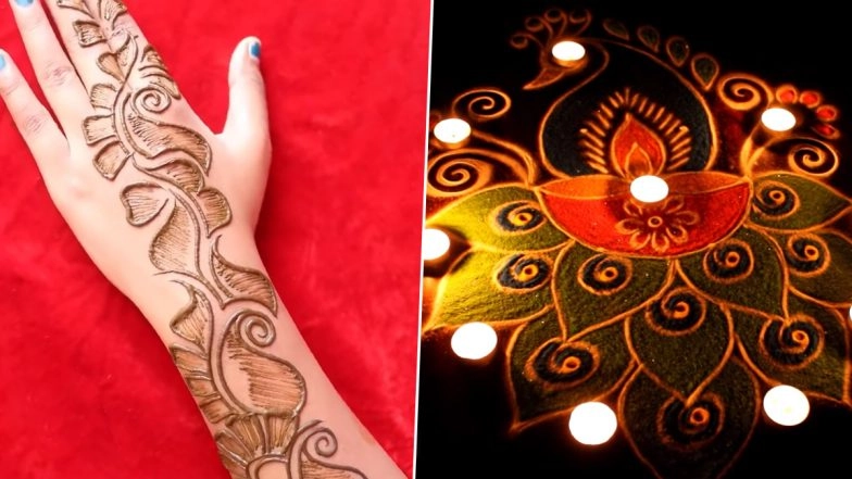 Easy Diwali 2020 Rangoli Designs And Mehendi Patterns: Easy Deepavali ...