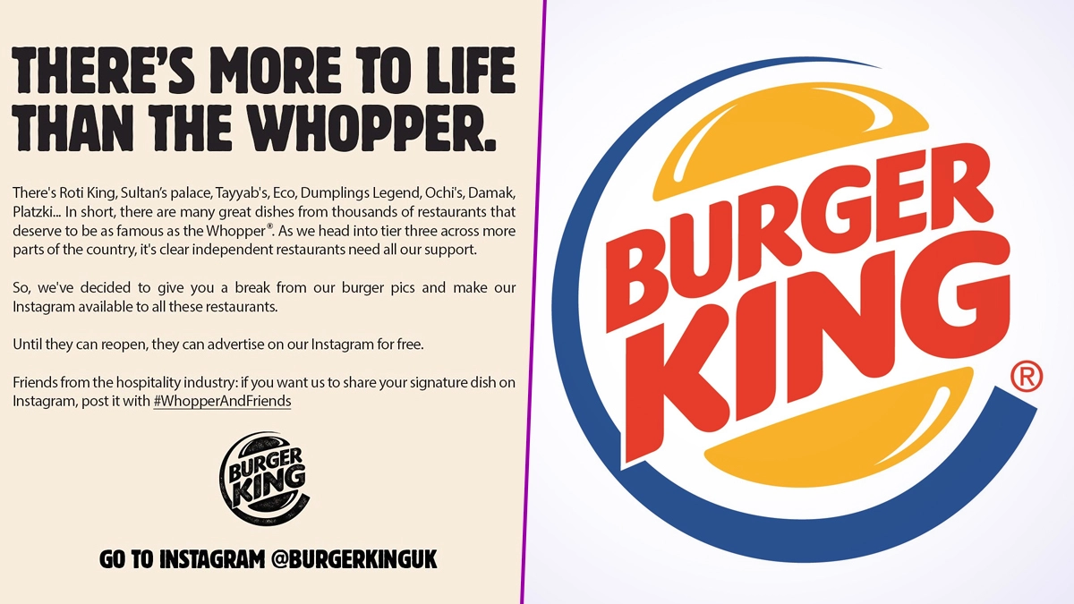 Viral News | Burger King UK Announces to Promote Independent ...