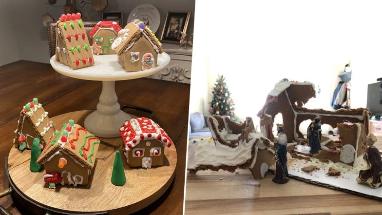 Christmas 2020 Gingerbread Houses in Pics: Glorious, Mediocre And Gingerbread House Fails ...