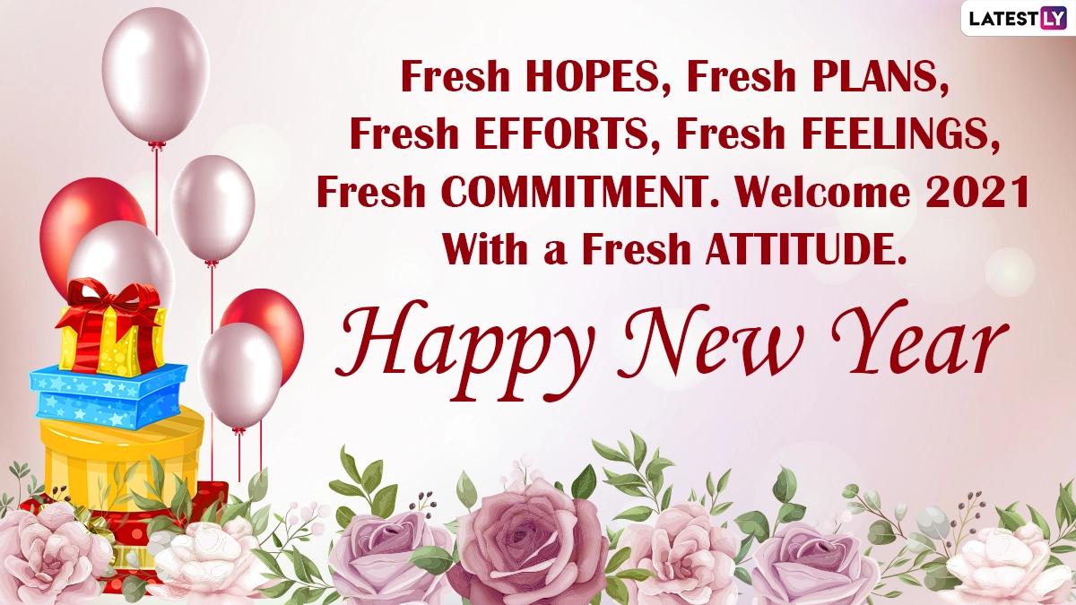 First Day of New Year 2021 Wishes and HD Images: WhatsApp Sticker ...