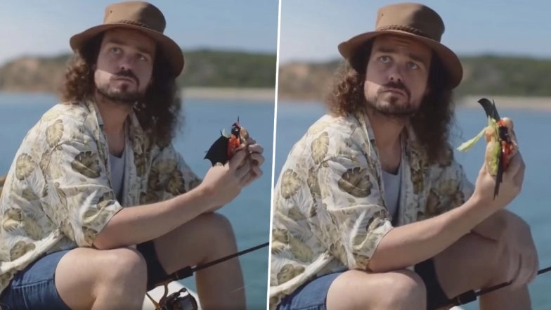 Man Eating Bat Sandwich in Australian Ad Sparks Controversy, Camping ...