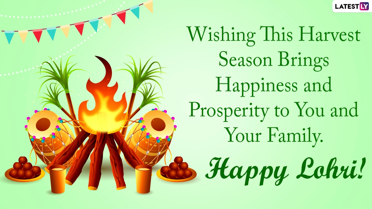 Happy Lohri 2021 Greetings: WhatsApp Stickers, Status, HD Photo ...