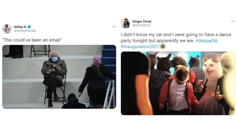 US Inauguration Day Memes Take Over Twitter: From Bernie Sanders ...