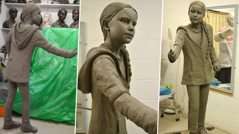 Greta Thunberg’s Life-Size Statue Erected at Winchester University to ...