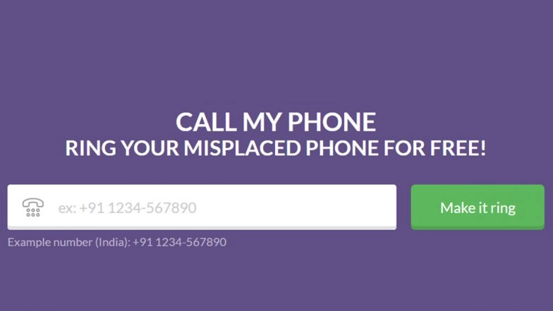 Call My Phone – The Best, Free Calling Service To Track Misplaced ...