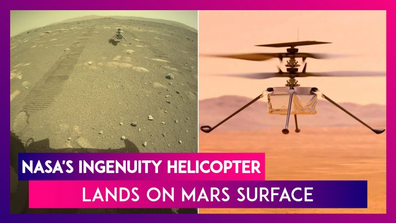 NASA's Ingenuity Helicopter Lands On Mars Surface From Perseverance ...