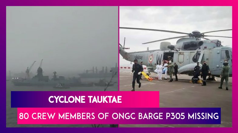 Cyclone Tauktae: Rescue Efforts Continue For 80 Crew Members Of ONGC ...