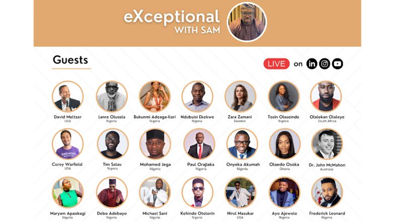 Exceptional With Sam Engages Top Industry Idols For July Editions | 🛍️ ...