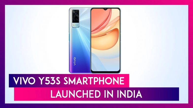 Vivo Y53s with 5,000mAh Battery Launched in India at Rs 19,490 | 📹 ...