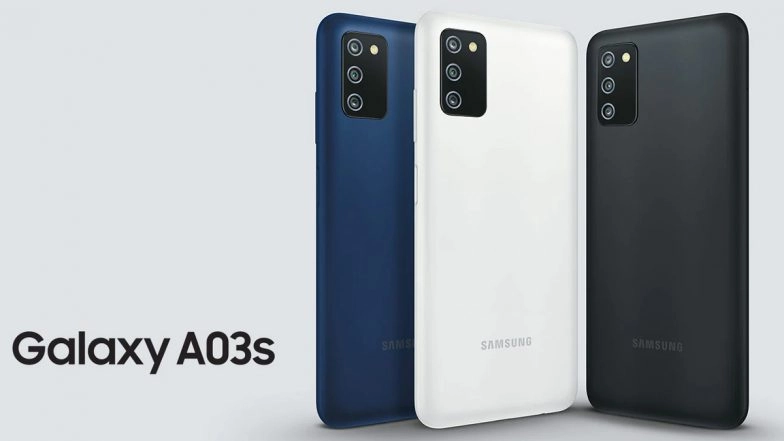 Samsung Galaxy A03s With 5,000mAh Battery Launched in India at Rs ...