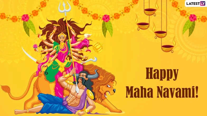 Happy Maha Navami 2021 Wishes & Messages: WhatsApp Status, HD Images ...