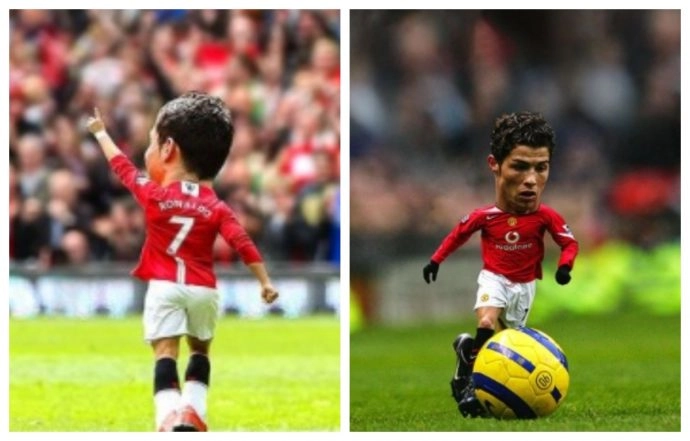 Manchester United Shares Miniature of Cristiano Ronaldo on Social Media ...