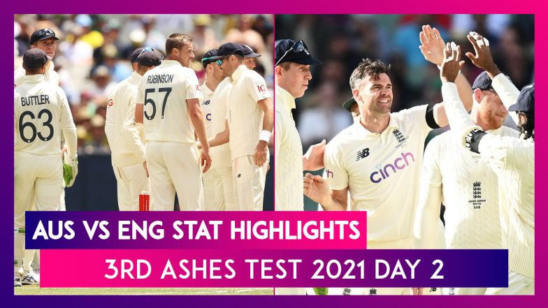 AUS vs ENG Stat Highlights 3rd Ashes Test 2021 Day 2: Australia ...